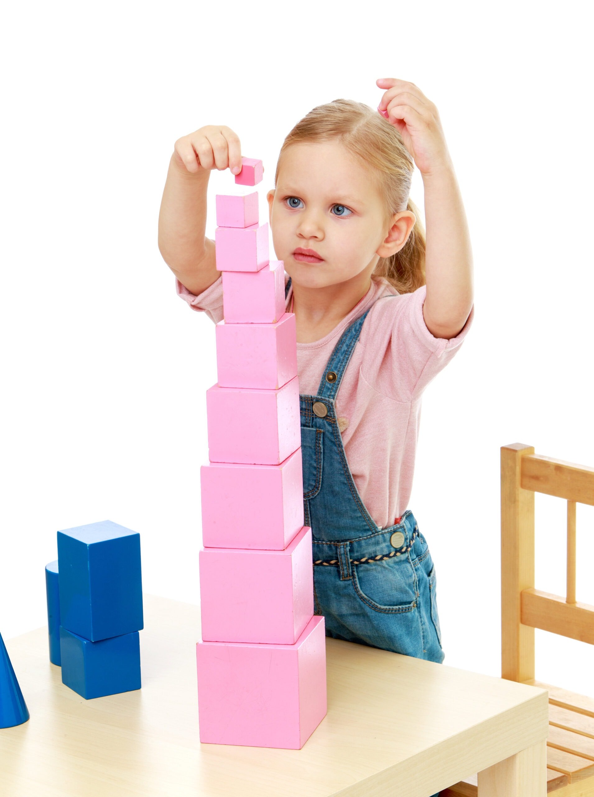 What is The Pink Tower in Montessori?